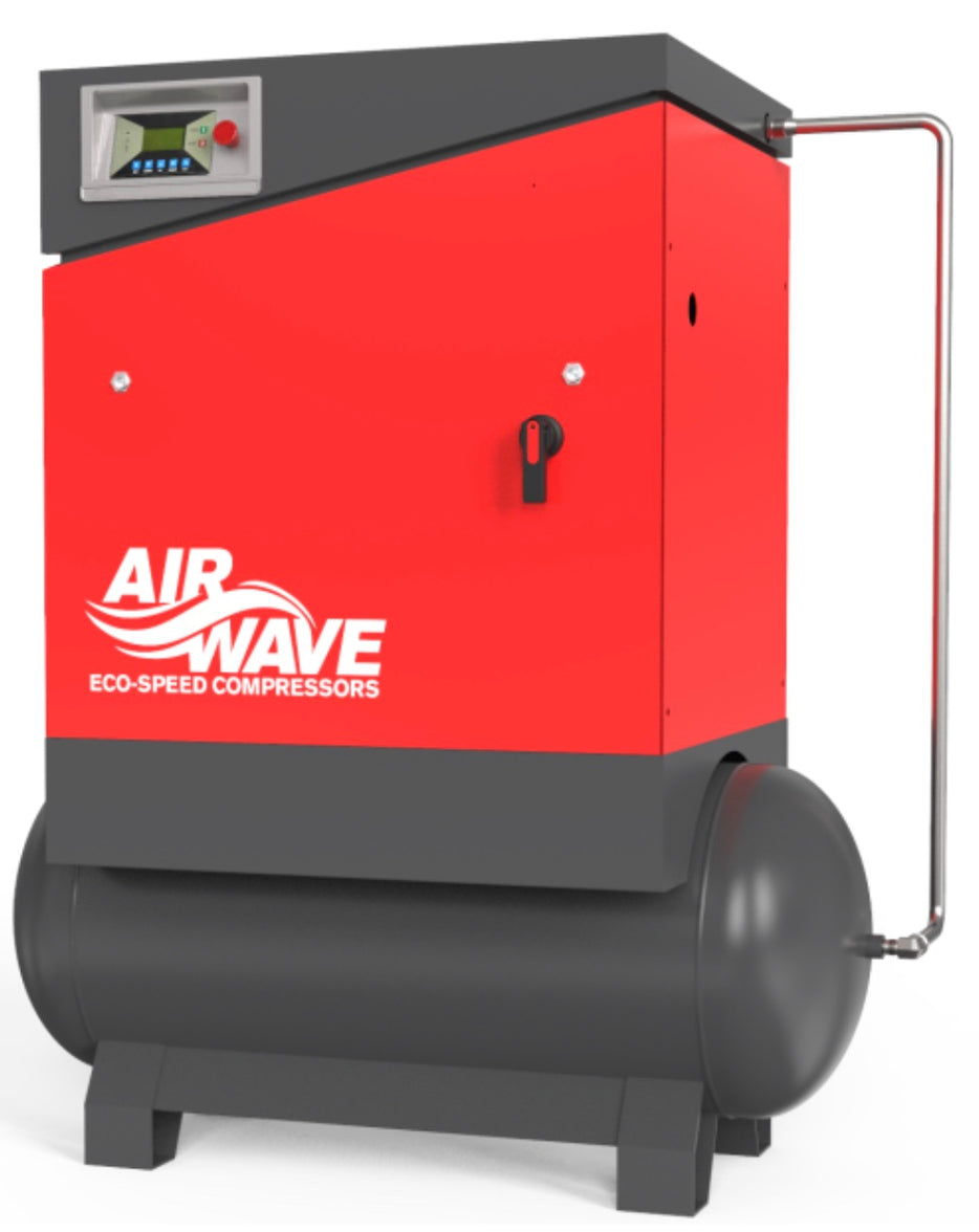 Airwave Eco-Speed, 15hp/11Kw, Screw Compressor, 52 CFM, 10 Bar, 300L T ...