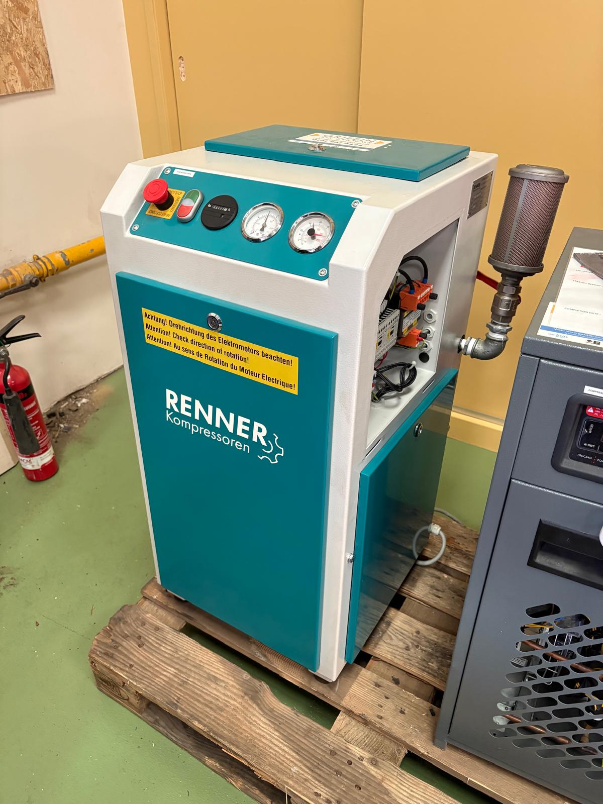 Renner RS 4kW 7.5 bar screw compressor — TACS - The Air Compressor Store